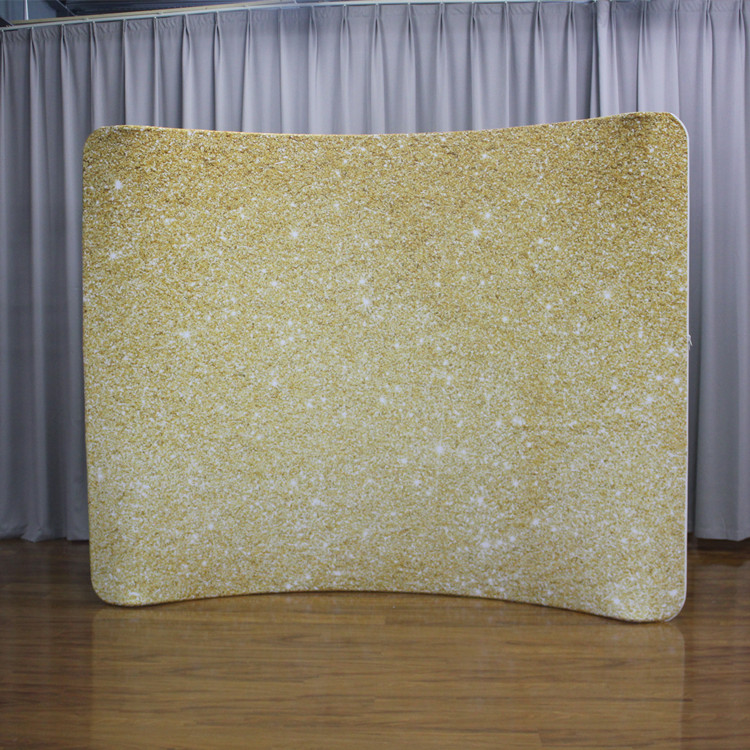 Portable Aluminum Tubes Exhibition Display Curve Backdrop Stand from ...