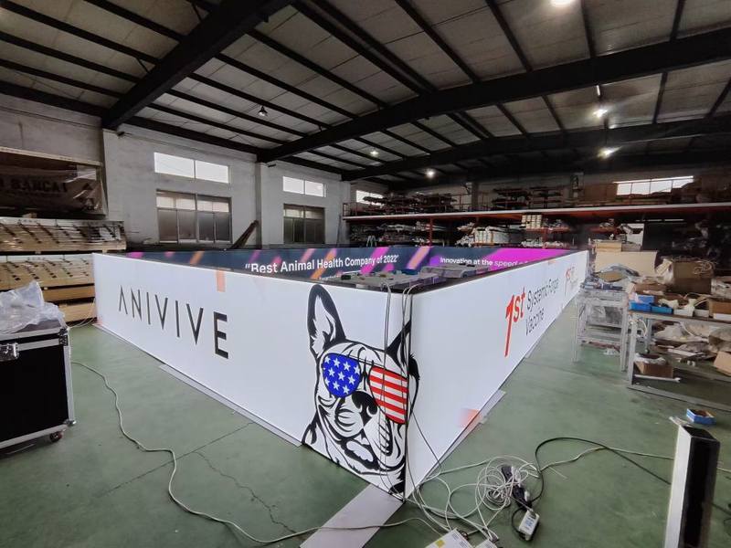 Overhead Lighting Trade show Hanging Banner Display from China ...